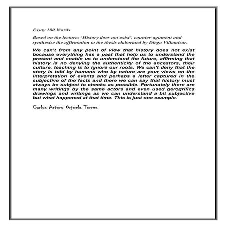 Essay 100 words i | DOCX