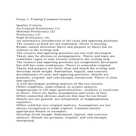 Finding common ground | PPTX