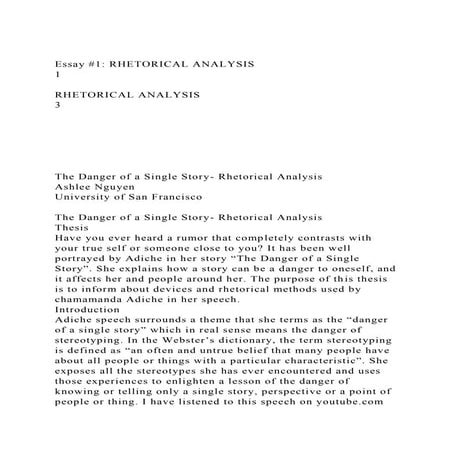 Essay #1 RHETORICAL ANALYSIS .docx
