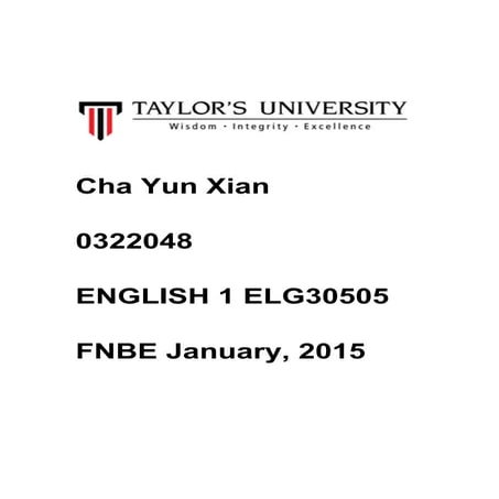 ELG 30505 Essay 2 - Mural Art | PDF