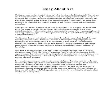Essay About Art.pdf