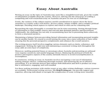 Essay About Australia.pdf