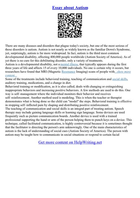 Autism (autism spectrum disorder) | PPT