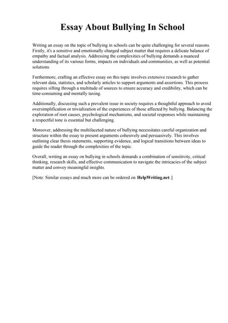 Truancy Essay. Harding School of Theology | PDF