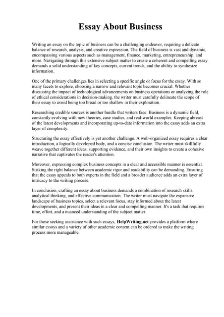 Business Etiquette Essay | PDF