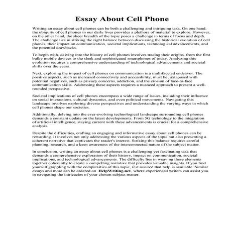 Example Of Example Essays | PDF