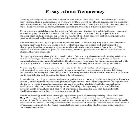 Essay About Democracy.pdf