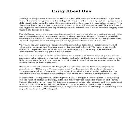 Dna Essay.pdf