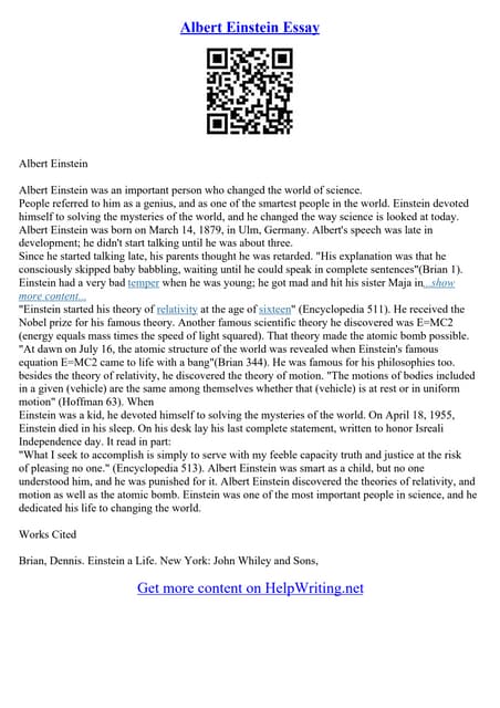 albert einstein padre de la fisica en ingles | PDF | Physics | Science