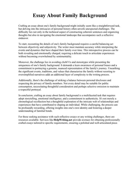 Family History Essay Examples.pdf