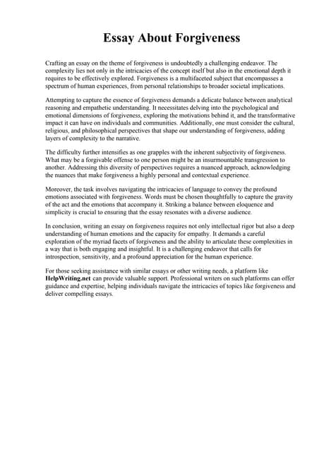 Essay On Forgiveness.pdf