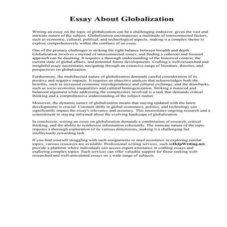 Essay About Globalization.pdf