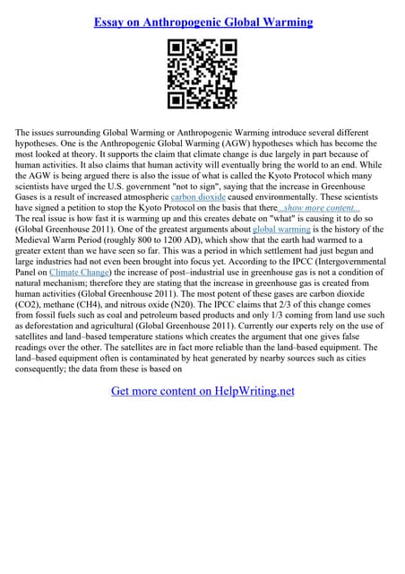 Global Warming Project | DOC | Geography | Science