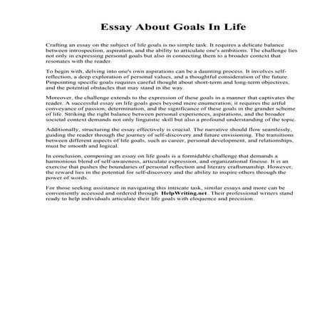 Essay About Goals In Life.pdf