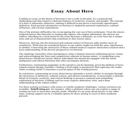 Essay About Hero.pdf