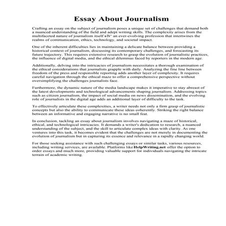 Essay About Journalism.pdf