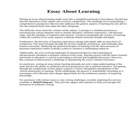 Essay Learning.pdf
