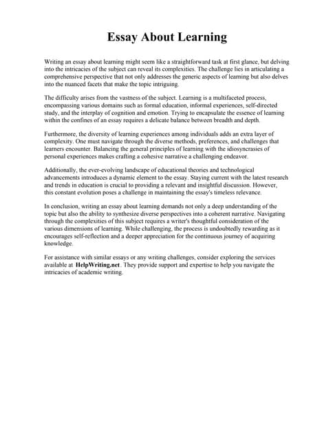 Learning Theory Essay.pdf