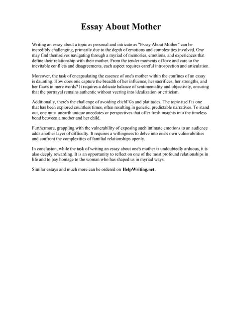 Love Of Mother Essay.pdf