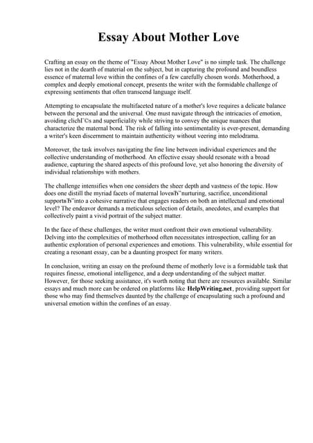 Love Of Mother Essay.pdf