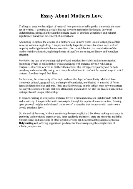 Love Of Mother Essay.pdf
