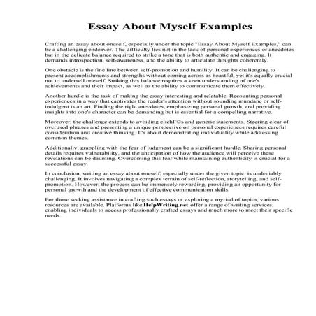 Essay About Myself Examples.pdf