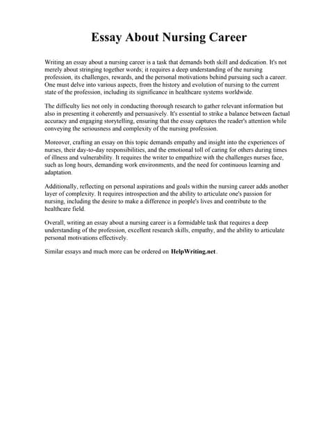 Why I Want To Be A Nurse Essay.pdf