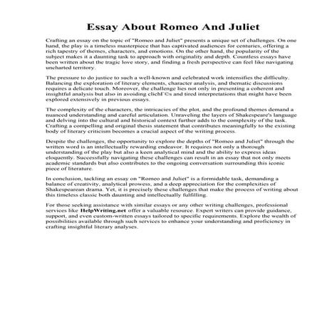 Essay About Romeo And Juliet.pdf