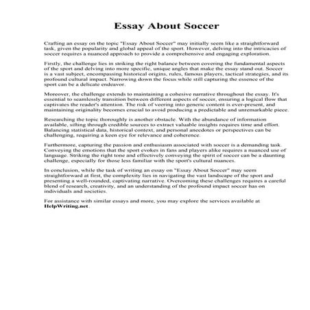Essay About Soccer.pdf