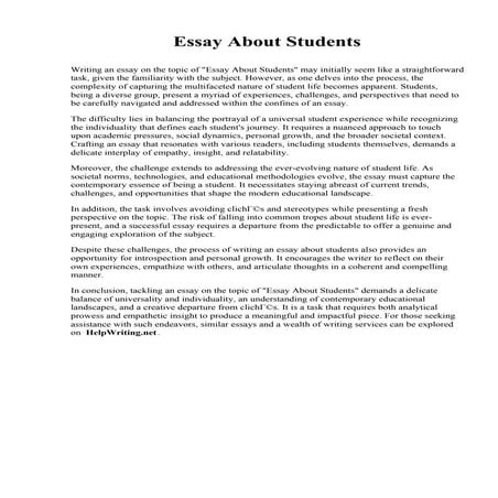 Essay About Students.pdf