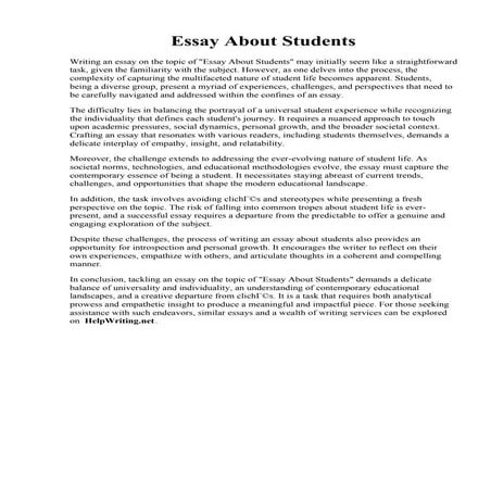 Essay About Students.pdf