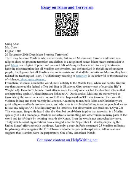 Academic Background Essay | PDF