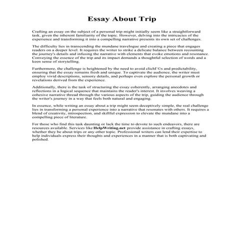 Essay About Trip.pdf