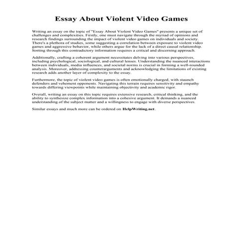 Video Games Essay.pdf