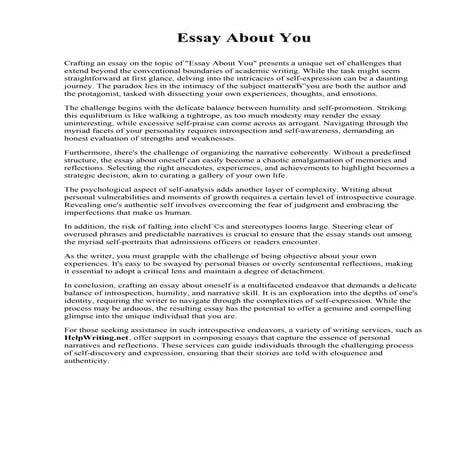 Sample Essay About Yourself.pdf