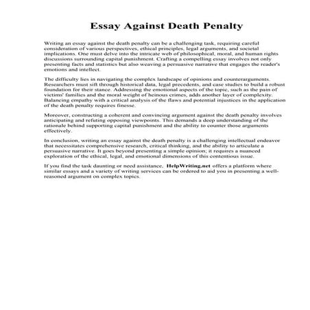 Capital Punishment Against Essay.pdf