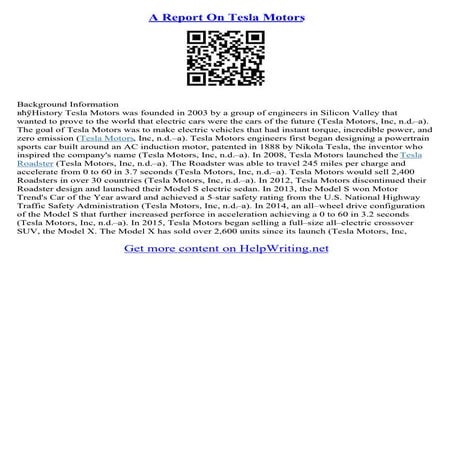 Essay Background Information | PDF