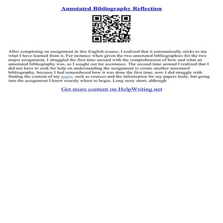 Lesson 6 The Annotated Bibliography.pptx for students | PPTX