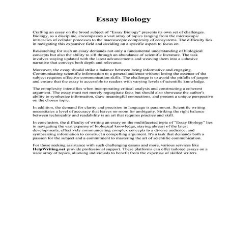 Essay Biology.pdf