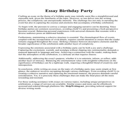 Essay Birthday Party.pdf