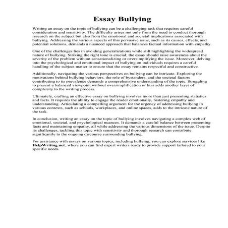 8 Page Essay | PDF