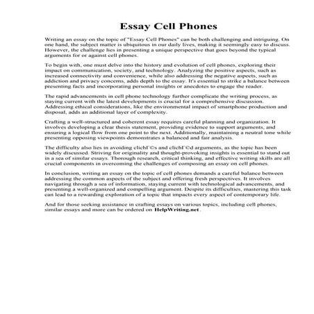 Cell phones in prison | PPT