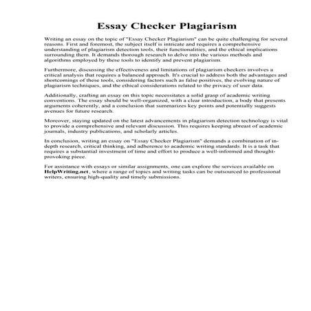 Essay Checker Plagiarism.pdf