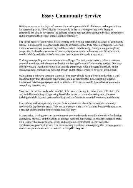 Essay About Your Community.pdf