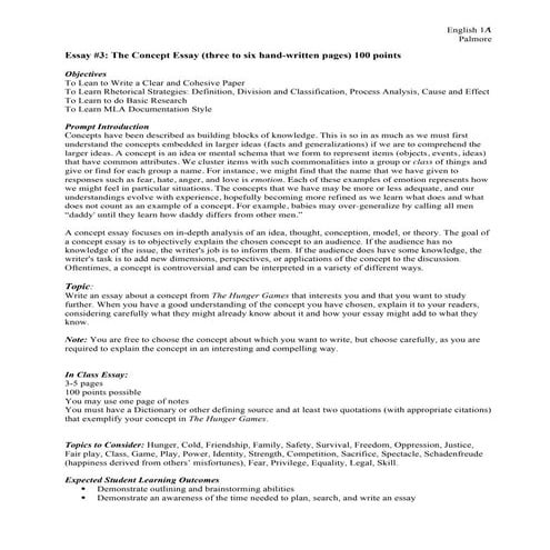 Writing a Context Essay: Revision of Structure | PDF