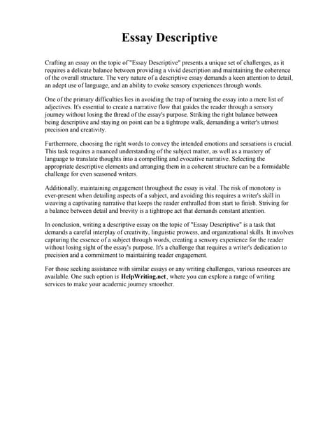 Descriptive Essays Examples.pdf