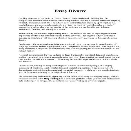Essay Divorce.pdf