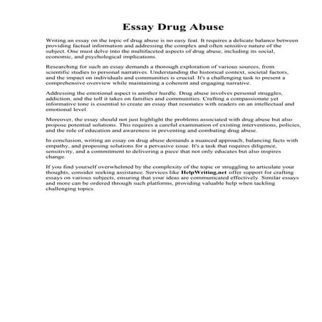 Essay Drug Abuse.pdf