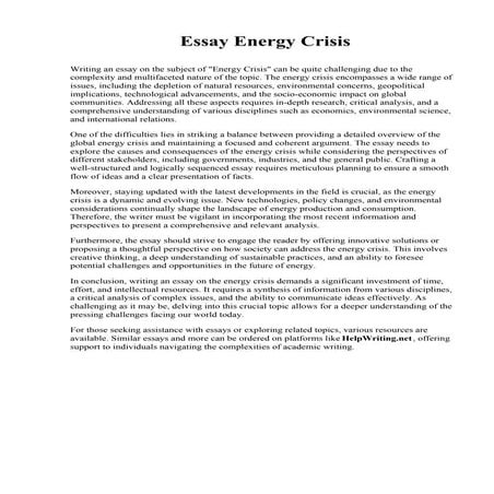 Essay Energy Crisis.pdf