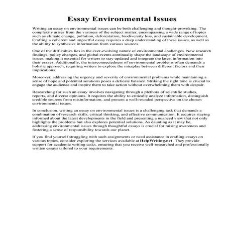 Essay Environmental Issues.pdf